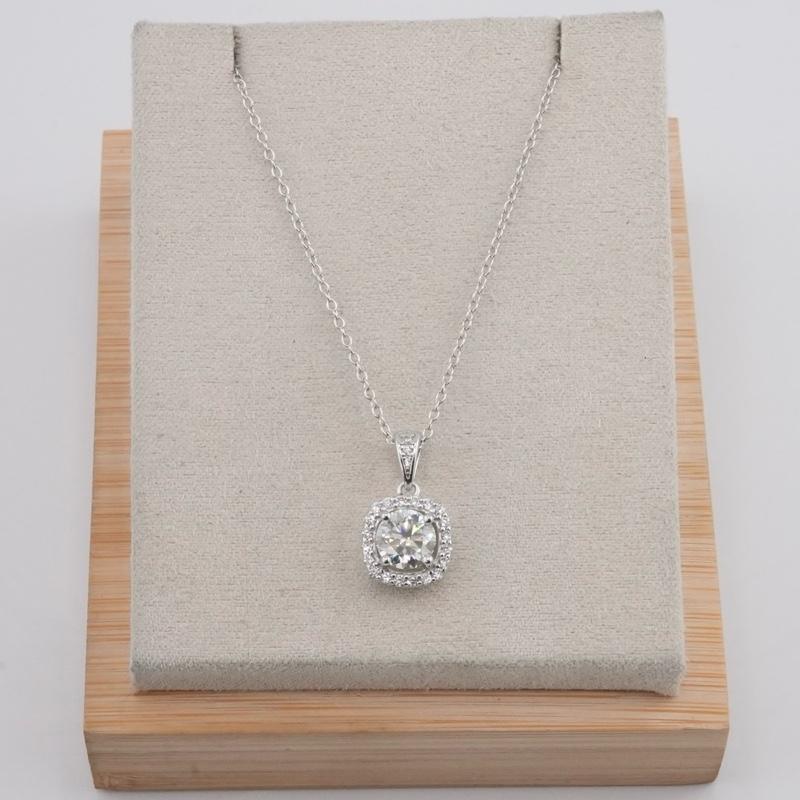 Silver 925 Moissanite Necklace
