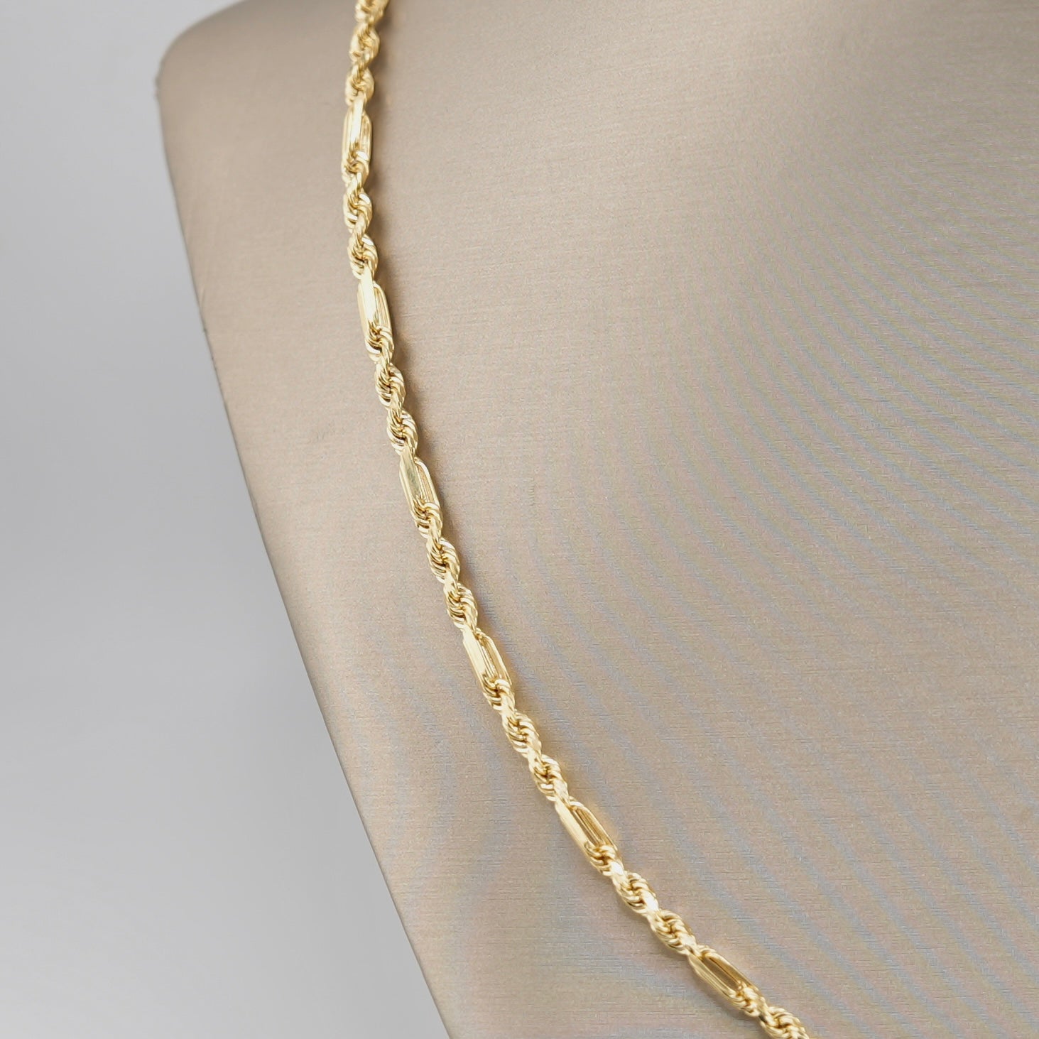 14k Gold Hollow Milano Chain 3.4mm